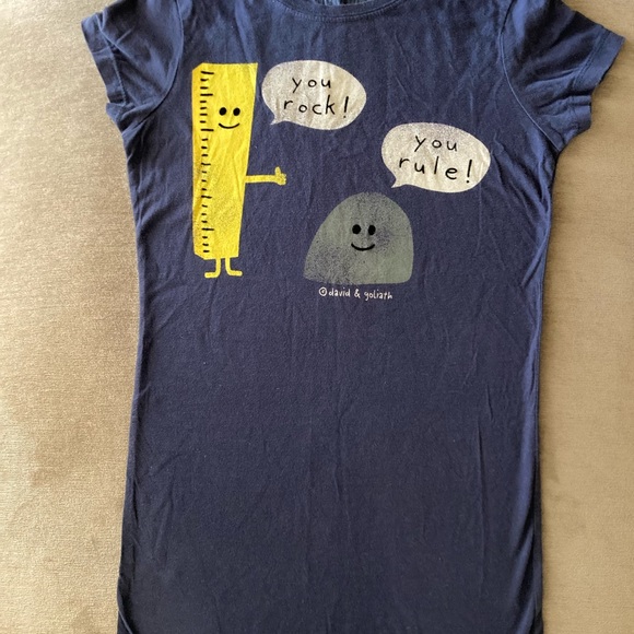 David & Goliath | Tops | David Goliath You Rock You Rule Tshirt | Poshmark